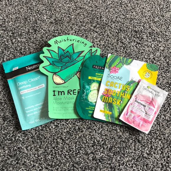 Neutrogena | Makeup | Host Pick Pack Of 5 Face Masks | Poshmark